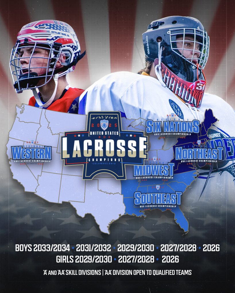 Regional Qualifier Map – US Box Lacrosse Events